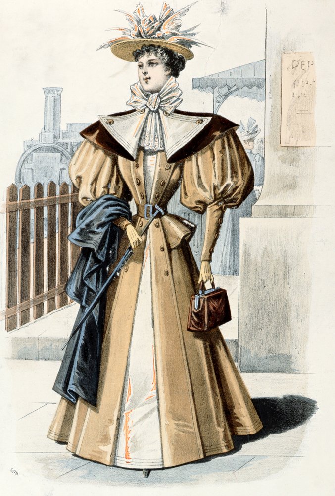 Fashion Style, 1895 by French School: Buy fine art print