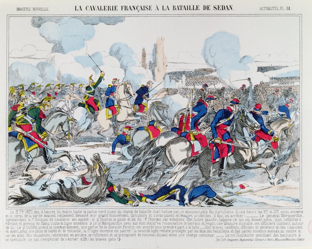 French Cavalry Troops at the Battle of Sedan, 1st September 1870