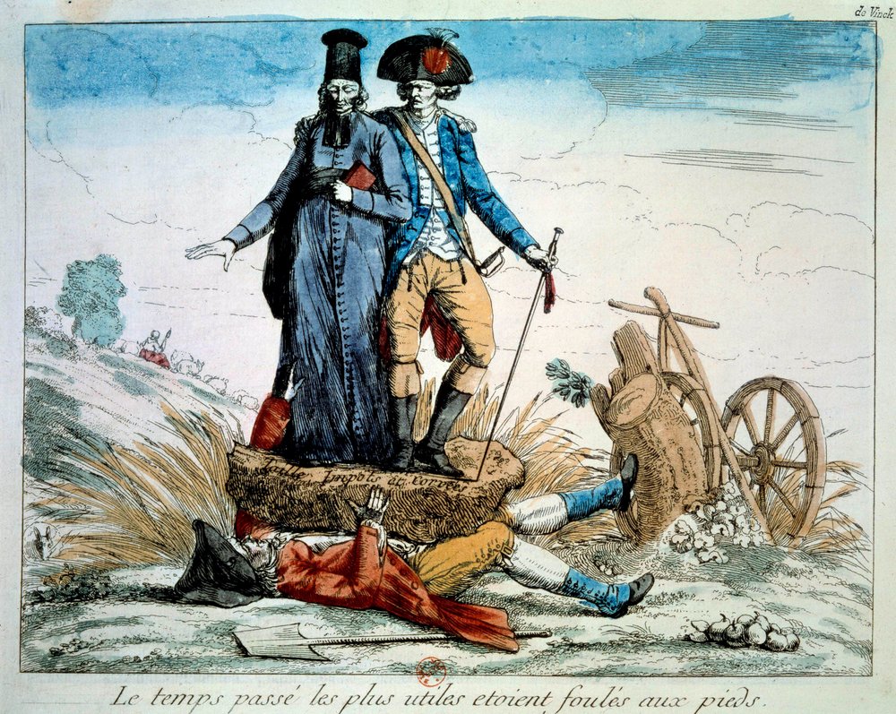 French Revolution: Cartoon on the Three Orders