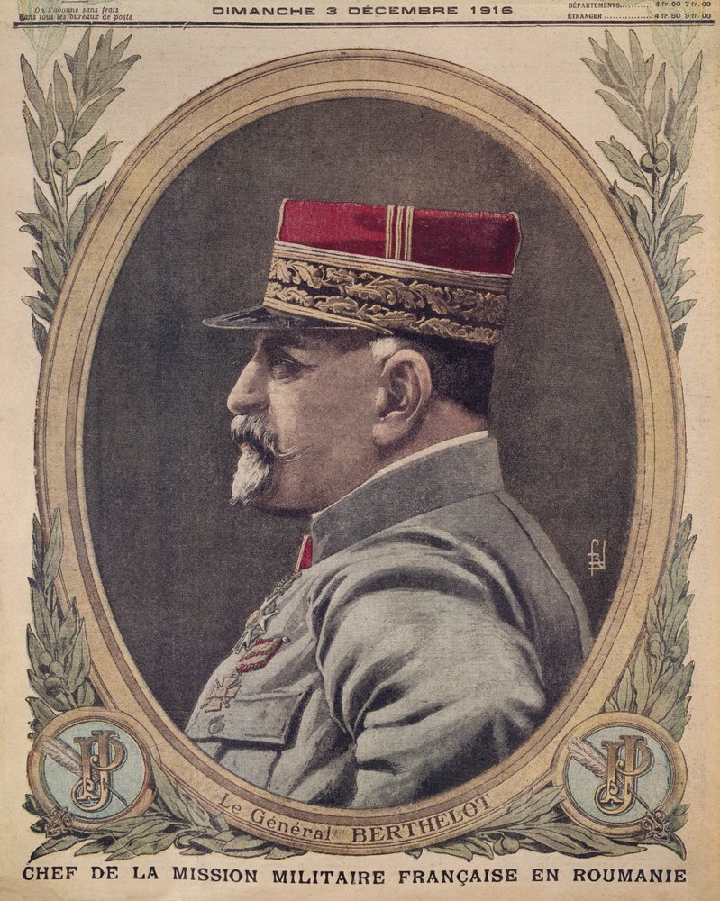 General Berthelot, Chief of the French military mission in Romania ...