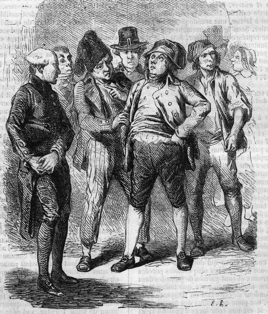 Goriot was president of his section during the Revolution. Illustration ...