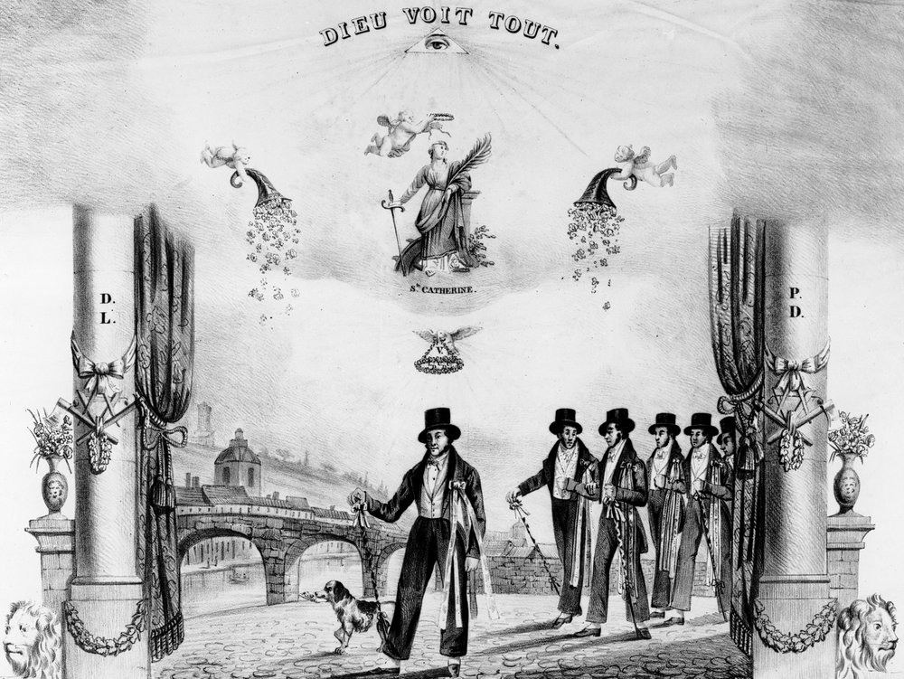 Journeyman Certificate, 1838 by French School