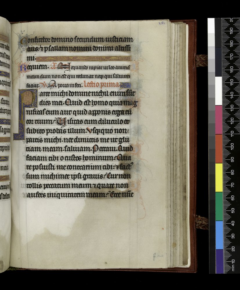 From the Psalter and Hours of Isabella of France, Paris, c.1265-70