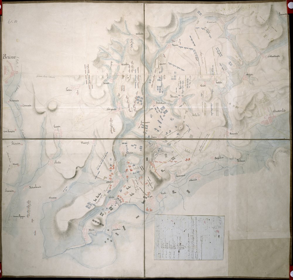 Battle Of Austerlitz Map A Wargame Page: Battle Of Austerlitz July