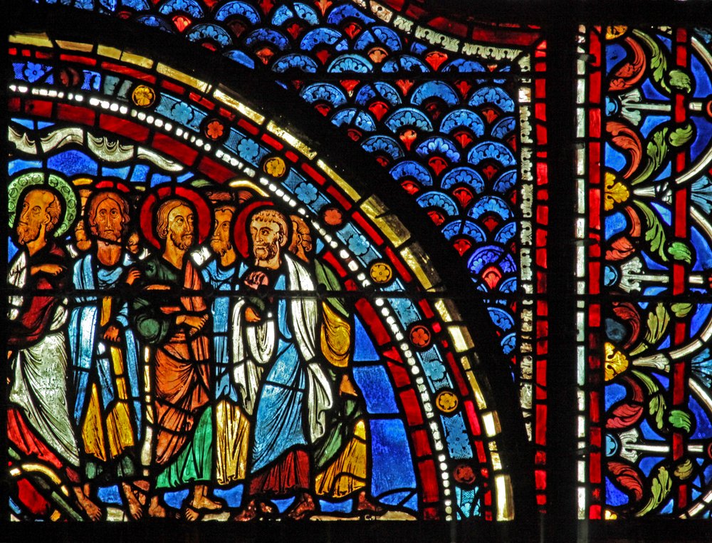 Mary Magdalene Window: Mary Tells the Disciples of the Resurrection
