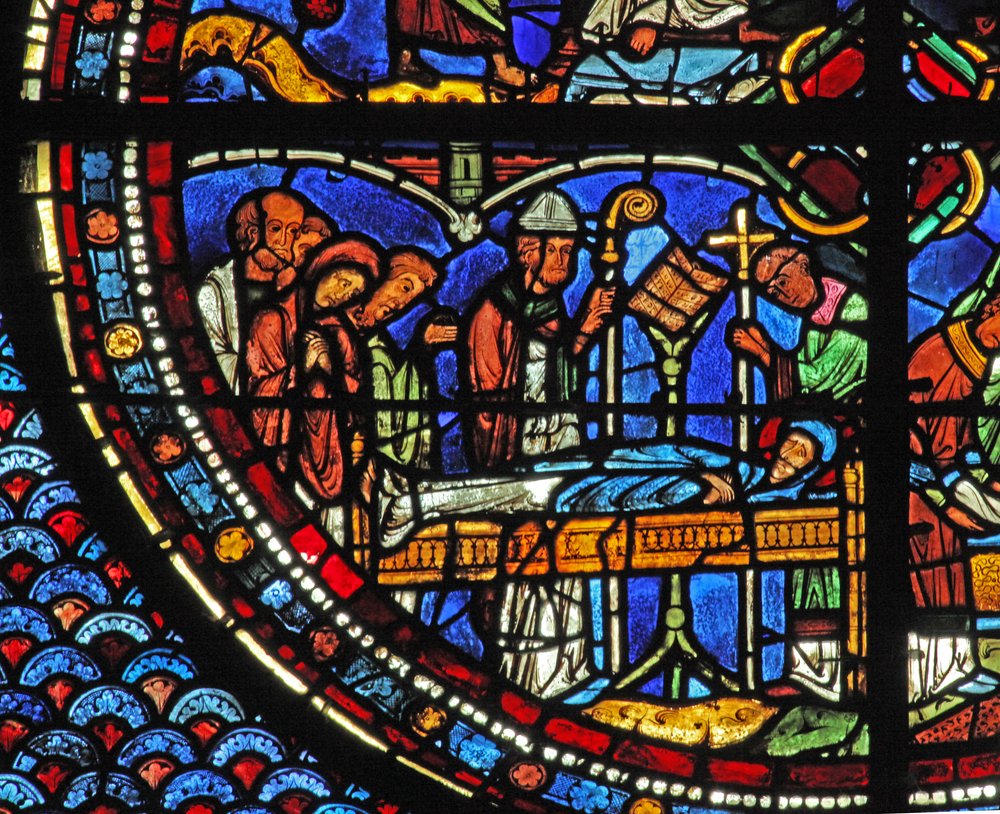 Mary Magdalene Window: The Death of Mary Magdalene