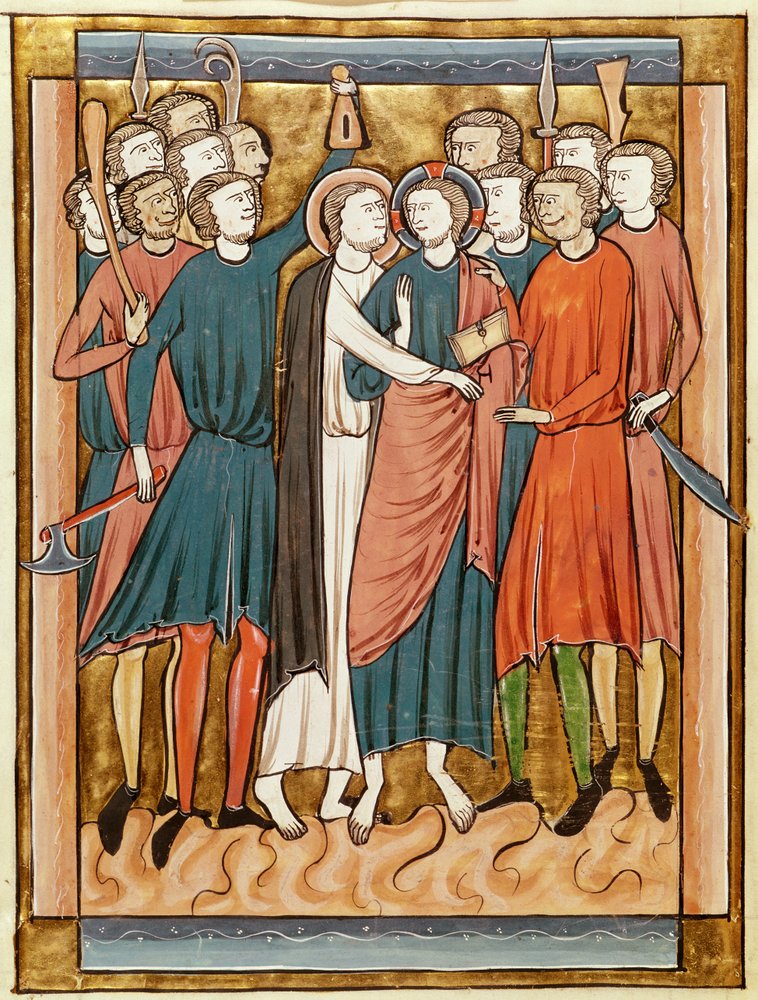 The Kiss of Judas, from Psautier a l'Usage de Paris