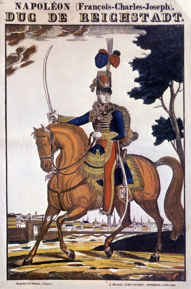 Napoleon II, Son of Emperor Napoleon I, on Horseback - Image of Epinal