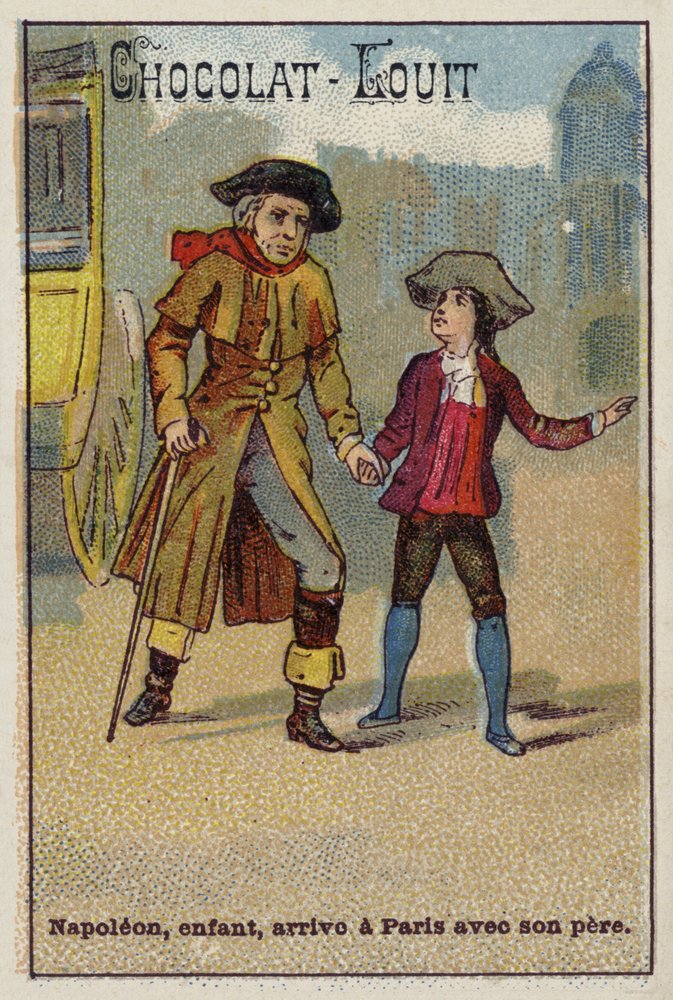 Napoleon arrives in Paris as a child with his father