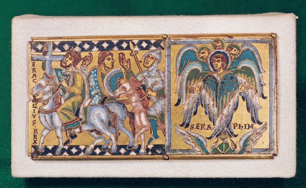 Plaque depicting Heraclius and the Vision of Ezekiel, Mosane School