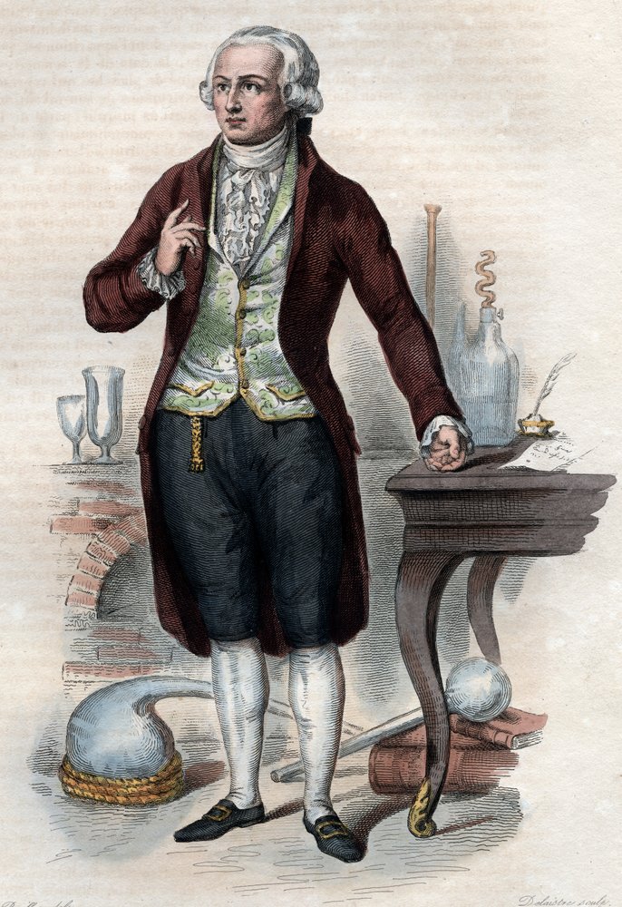 Portrait of Antoine Laurent de Lavoisier by French School