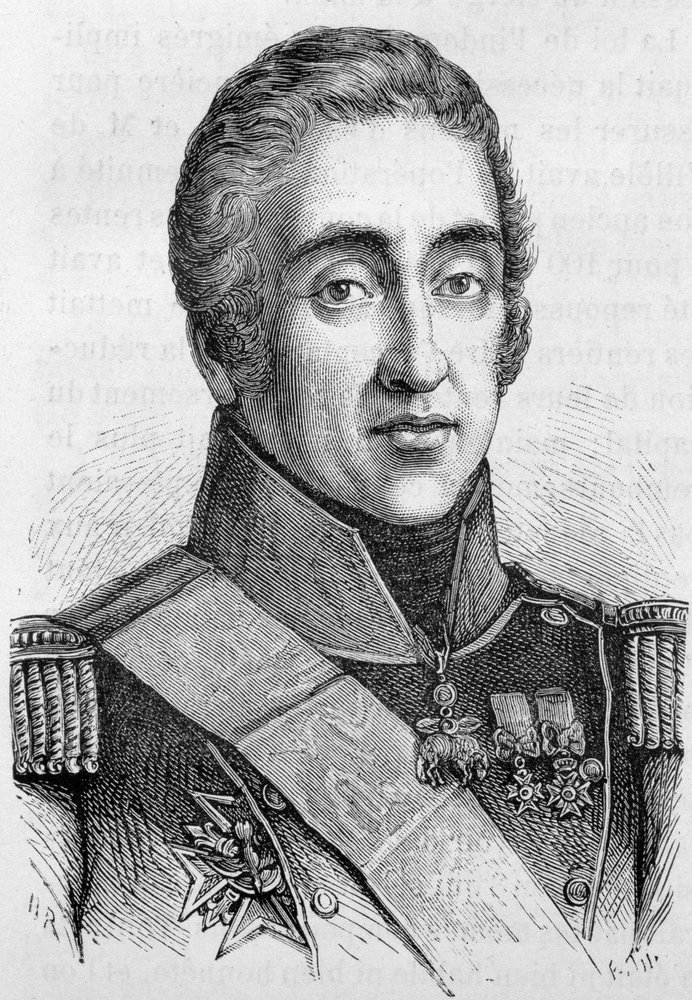 Portrait of Charles X, King of France (1757-1836) - in “L'Histoire de ...