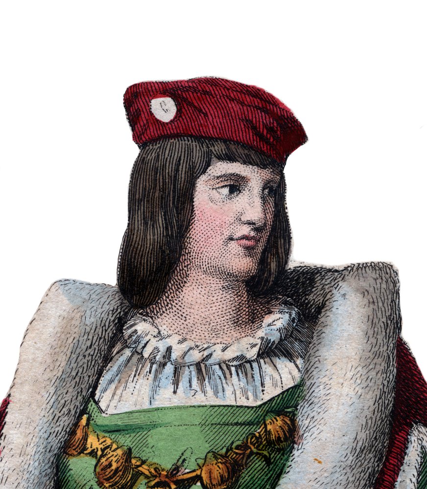 Portrait of Charles of Valois, Duke of Orleans, French poet and father ...