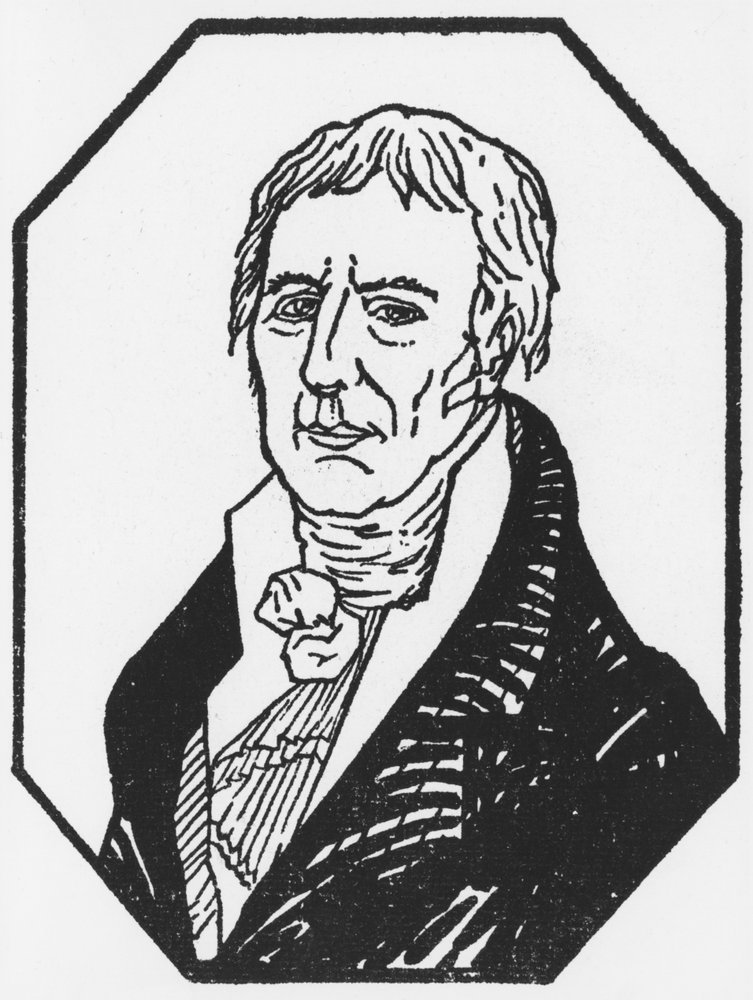 Portrait of Jean-Baptiste de Monet Chevalier de Lamarck, engraved for ...