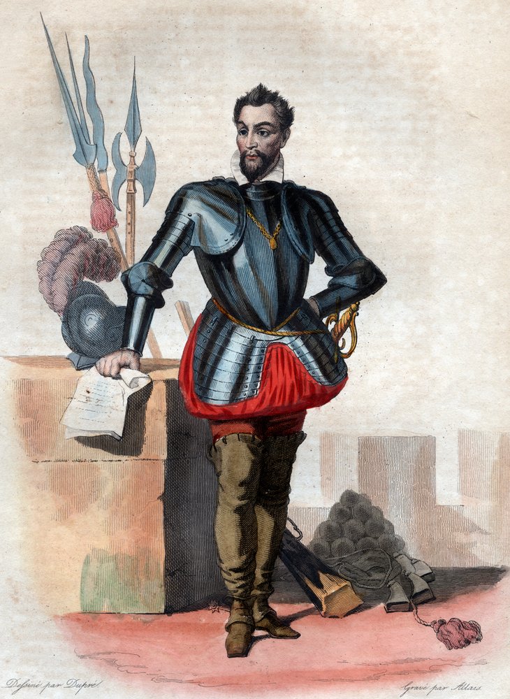 Portrait of Louis I de Bourbon, prince of Conde, Huguenot leader and ...