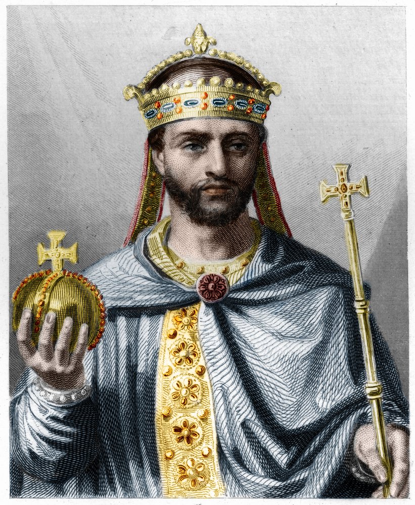 Portrait of Louis I the Pious (778-840), Emperor of the West - in ...