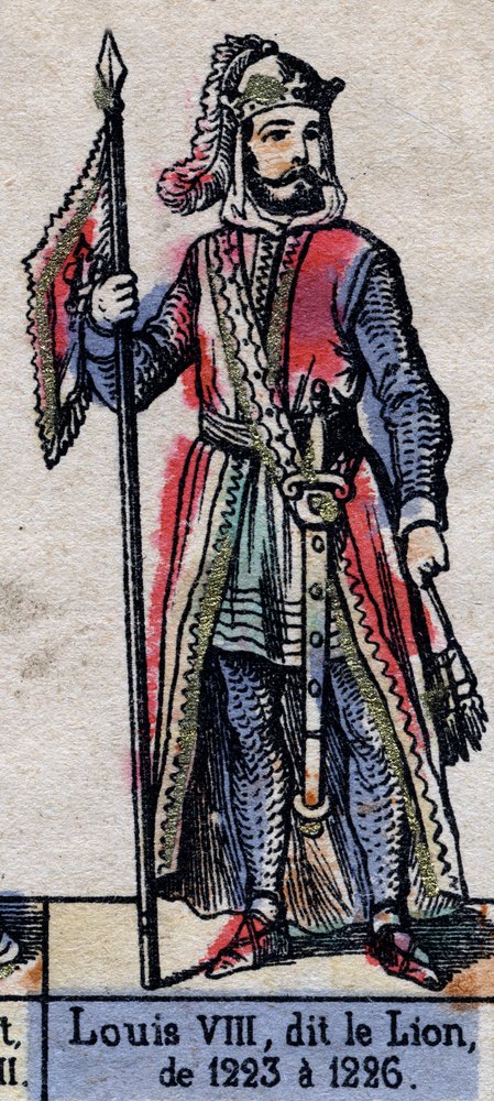 Portrait of Louis VIII of France known as the Lion (1187-1226 ...