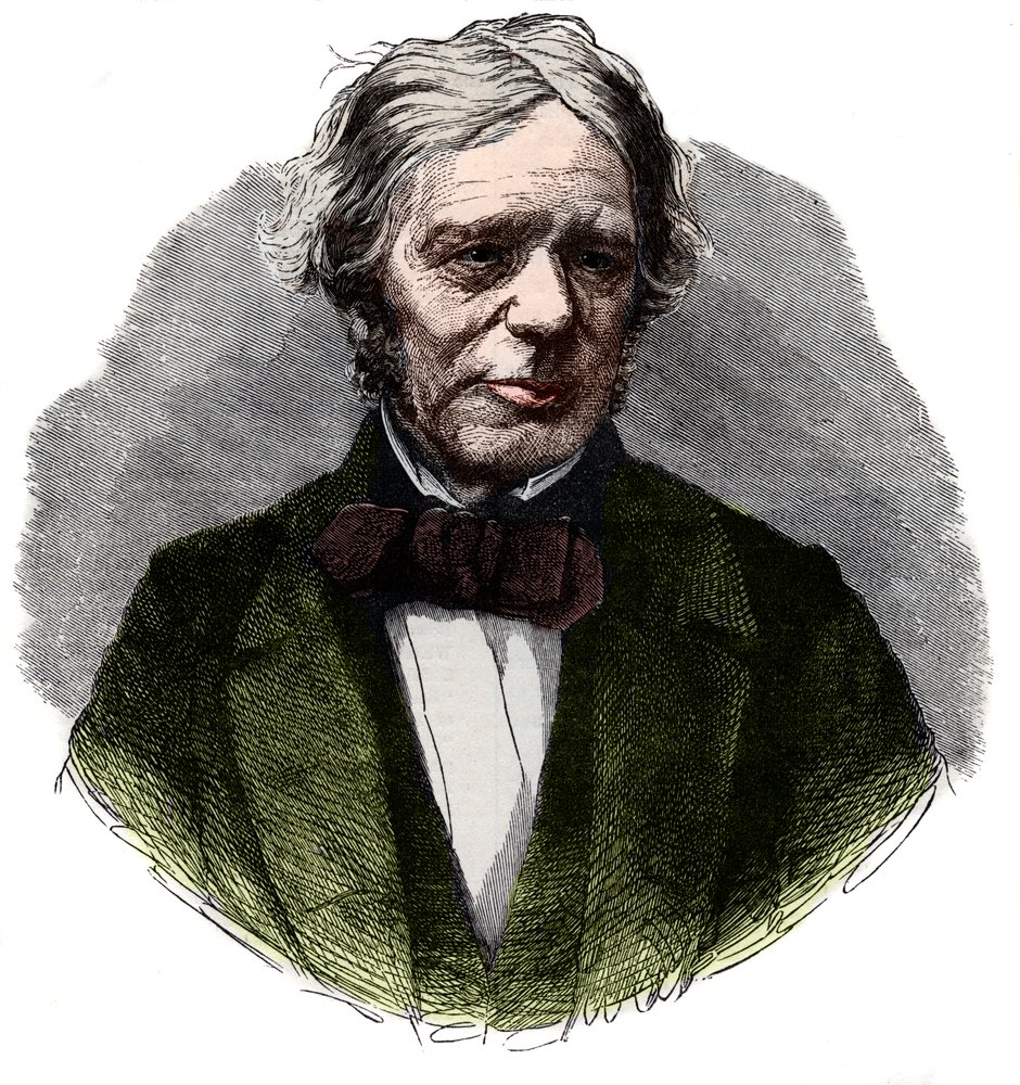 Portrait of Michael Faraday by French School