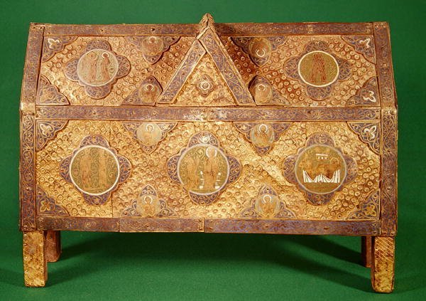 Reliquary chest of St. Calminius, Limoges by French School