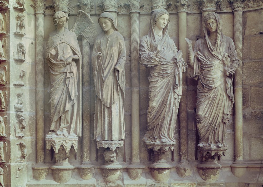 The Annunciation and the Visitation by French School