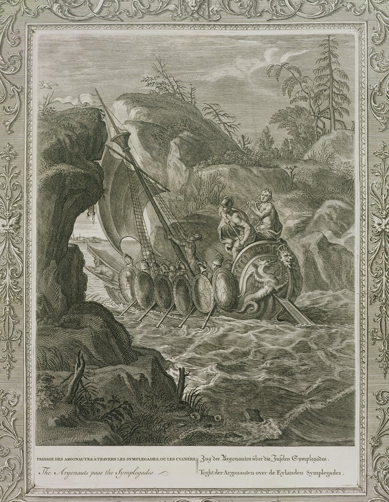 The Argonauts Pass the Symplegades by French School
