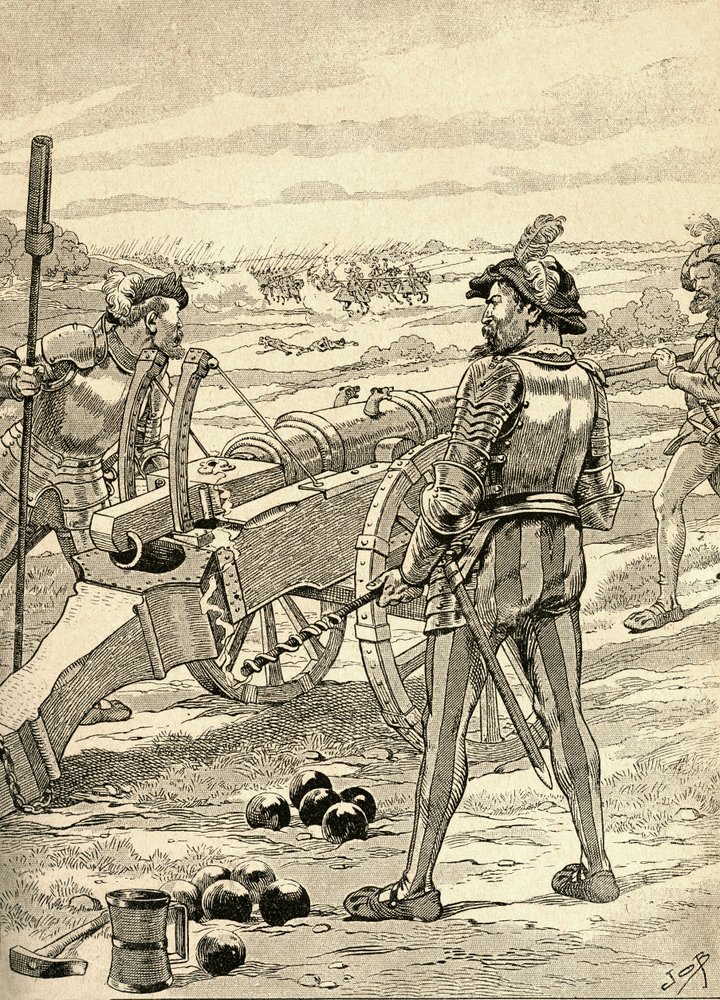 The Battle of Marignano by French School: Fine art print