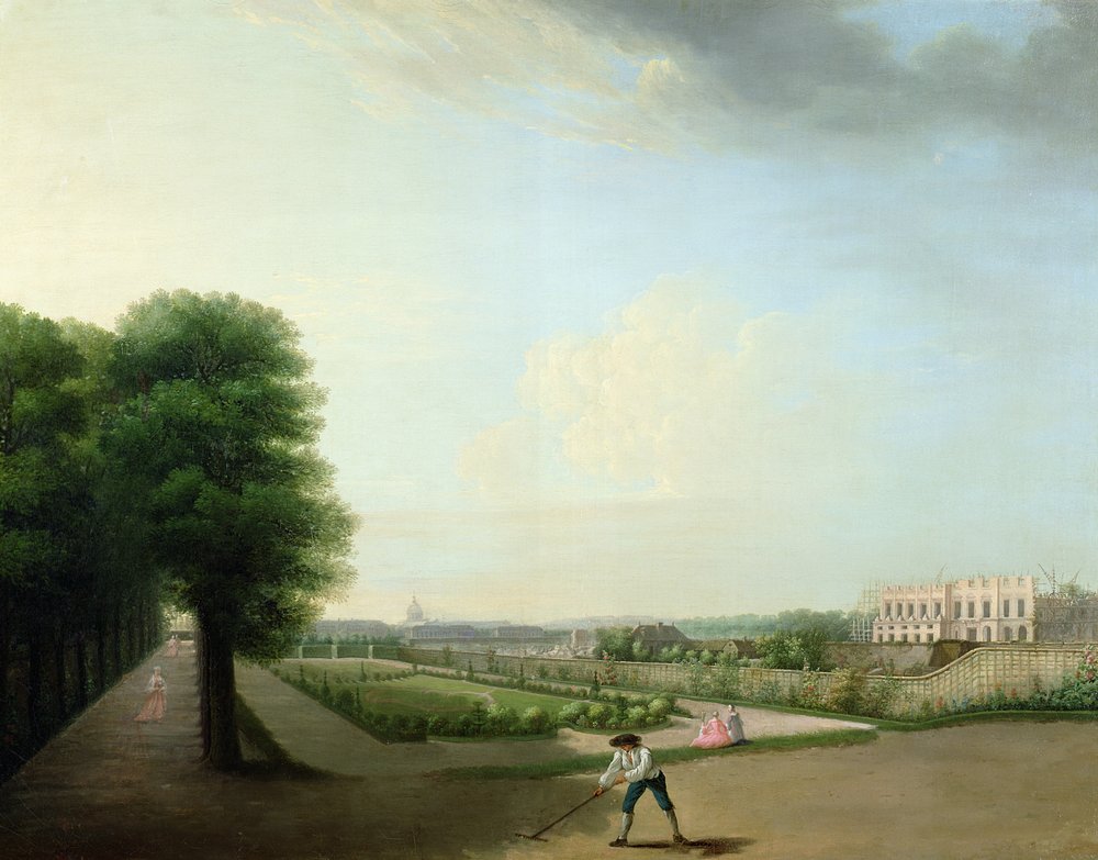 The Construction of the Place Louis XV from the Garden of the Hotel de ...