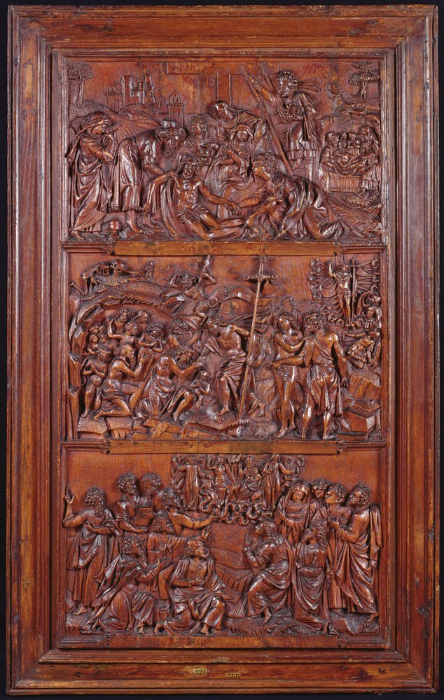 The Credo, Panel II: Descent from the Cross, Entombment, Resurrection ...