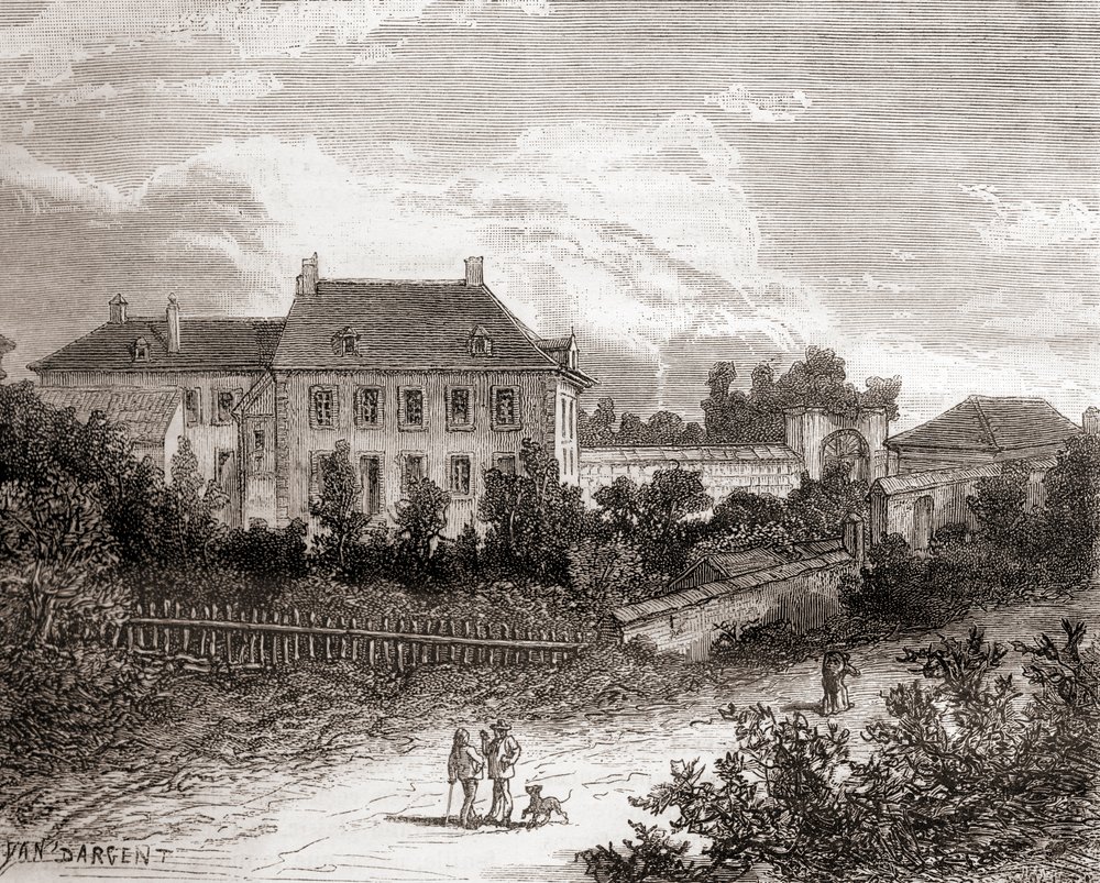 The House at Gras, near Chalon-sur-Saône, France where French Inventor ...