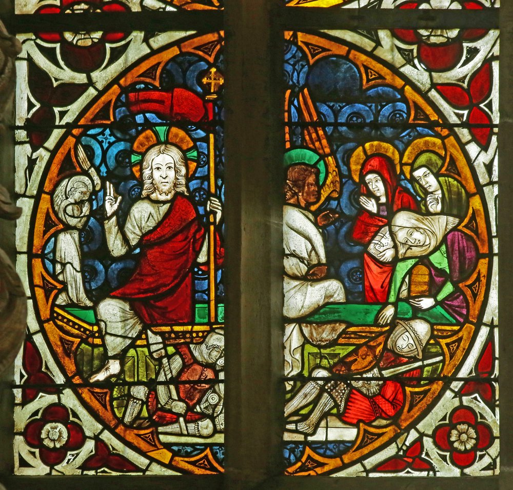 The Resurrection and the three Holy Women at the tomb
