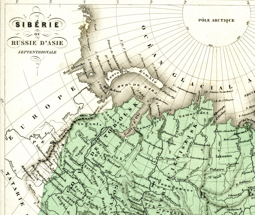 The Ural Mountains, in Russia, on the Border Between Europe and Asia