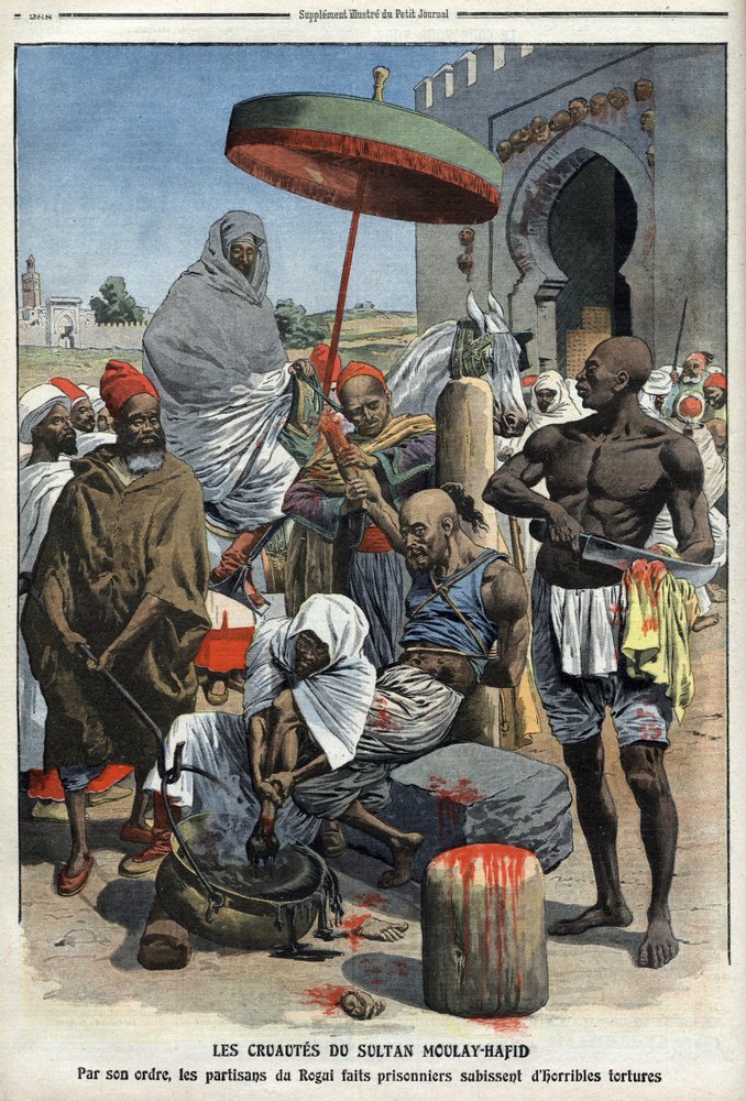 The cruelties of Sultan Moulay Hafid in Fez: by his order, the ...