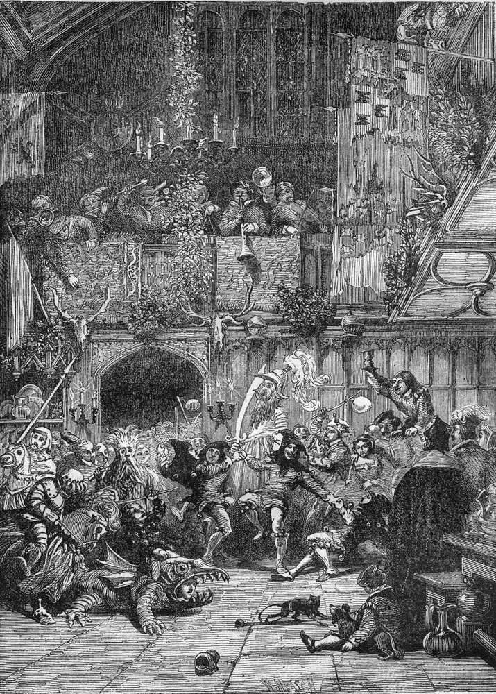 The feast of the fools (or feast of the Innocents) which took place ...