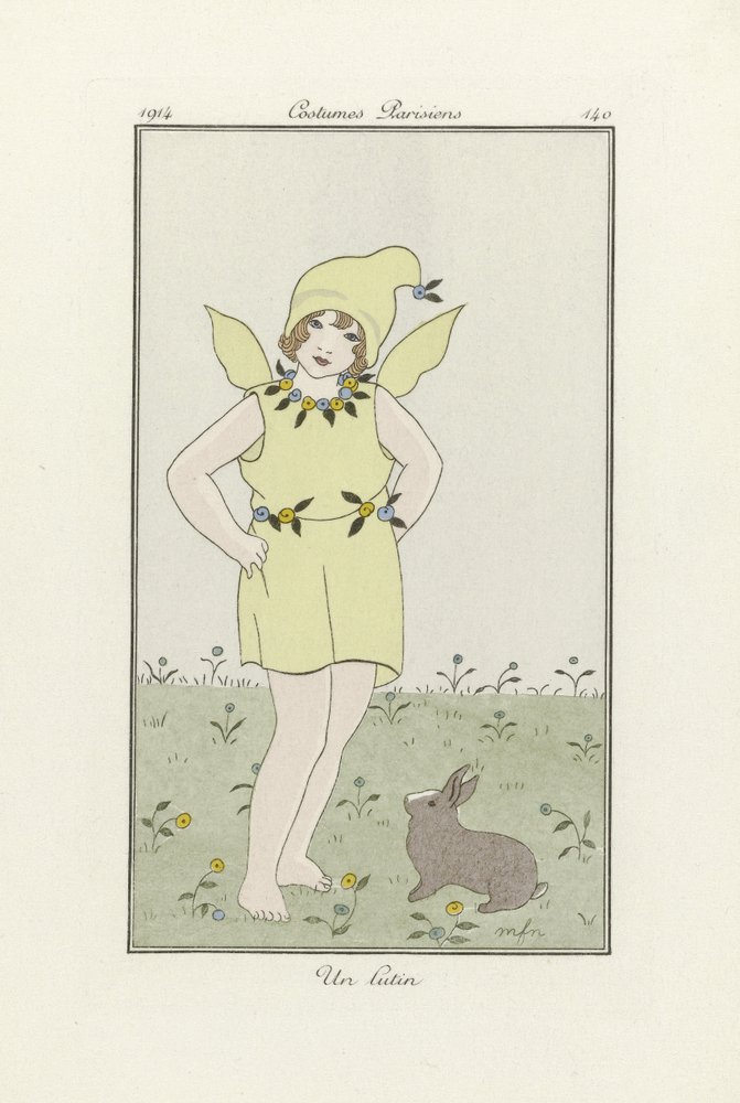 A Goblin, from Costumes Parisien, published 1914