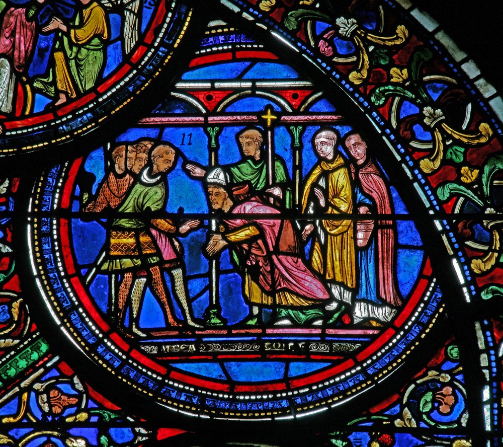 Murder of St Thomas Becket by French School