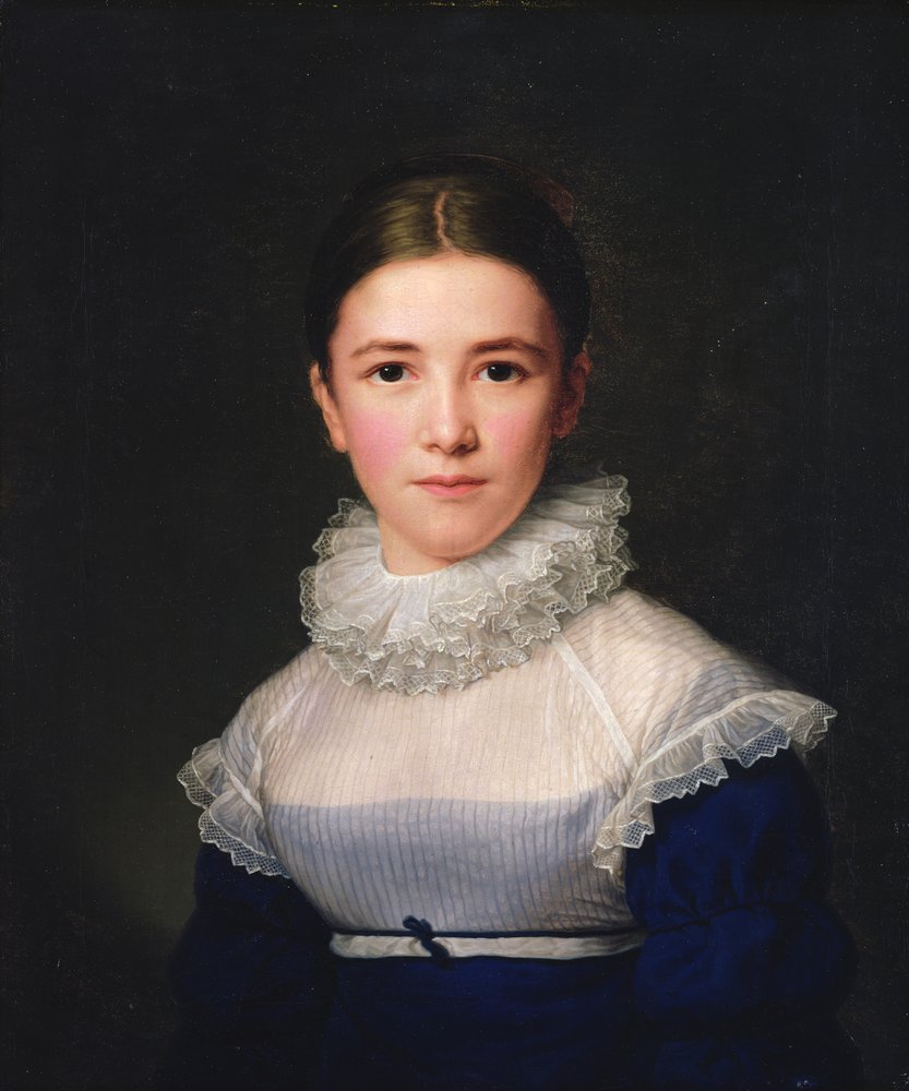 Portrait of Lina Groger, the Foster Daughter of the Artist
