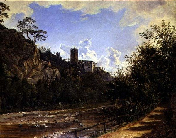 Ruins at Raubenstein by Friedrich Loos: Buy fine art print