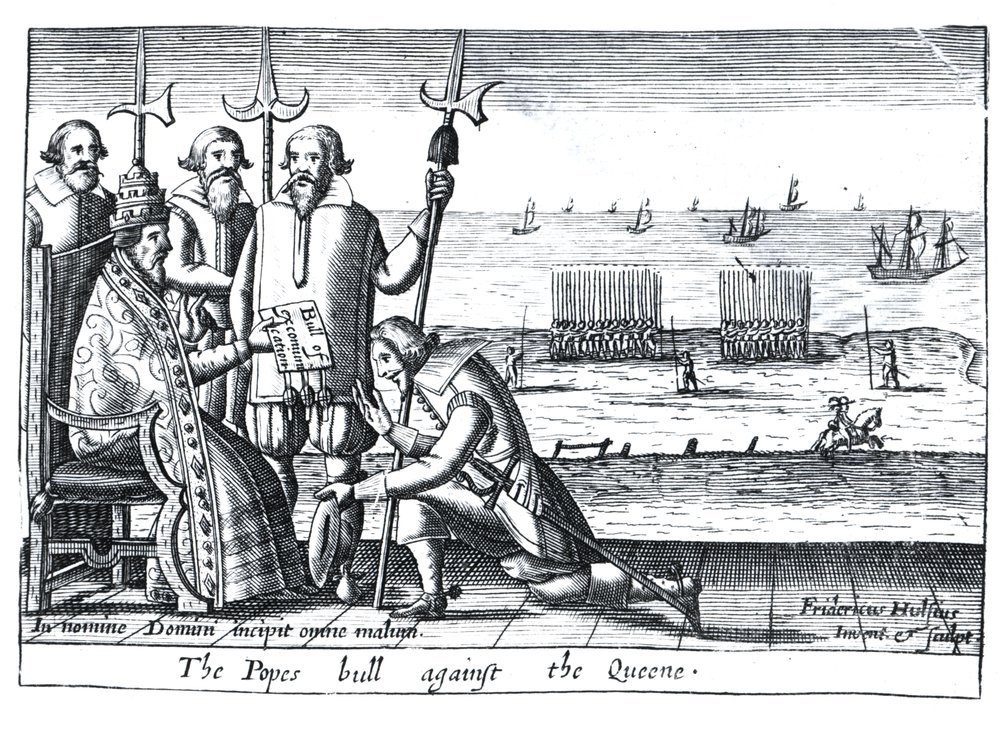 The Pope's Bull Against the Queen in 1570
