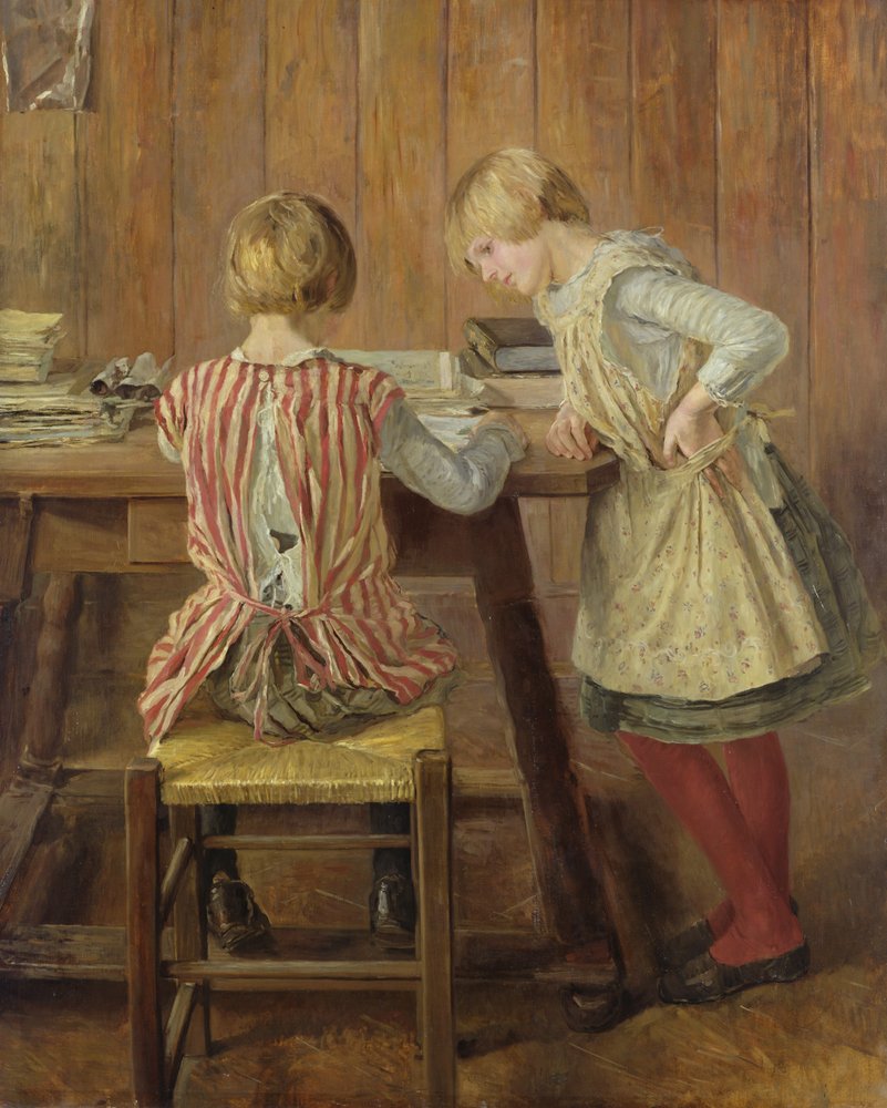The Picture-Book, 1889 by Fritz von Uhde: Fine art print