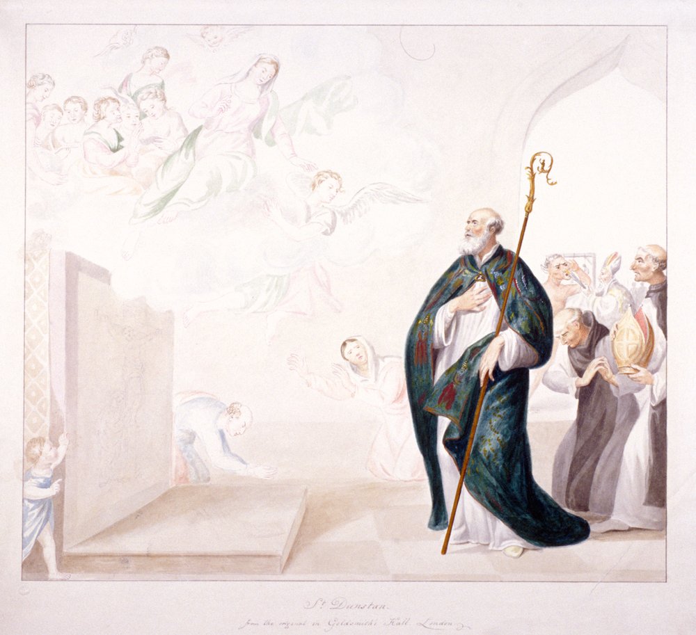 St Dunstan, c1750 by GP Harding: Buy fine art print