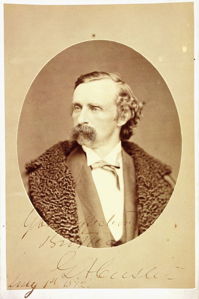 Cabinet portrait of George Armstrong Custer, signed and inscribed to ...