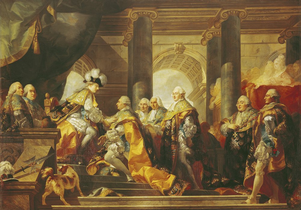 Louis XVI Receiving the Homage of the Knights of the Order of St ...