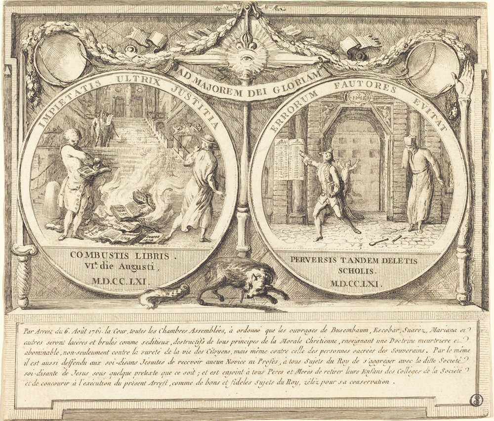 Expulsion of the Jesuits by Gabriel Jacques de Saint Aubin