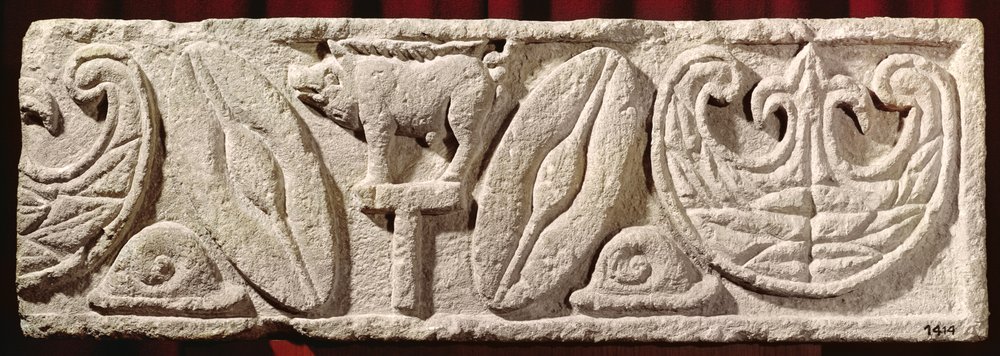 Relief Depicting Gaulish Arms and Amazon Shields from a Triumphal Arch