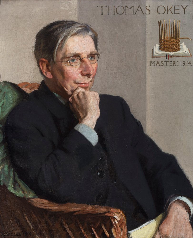 Portrait of Thomas Okey, Master of the Art Workers Guild