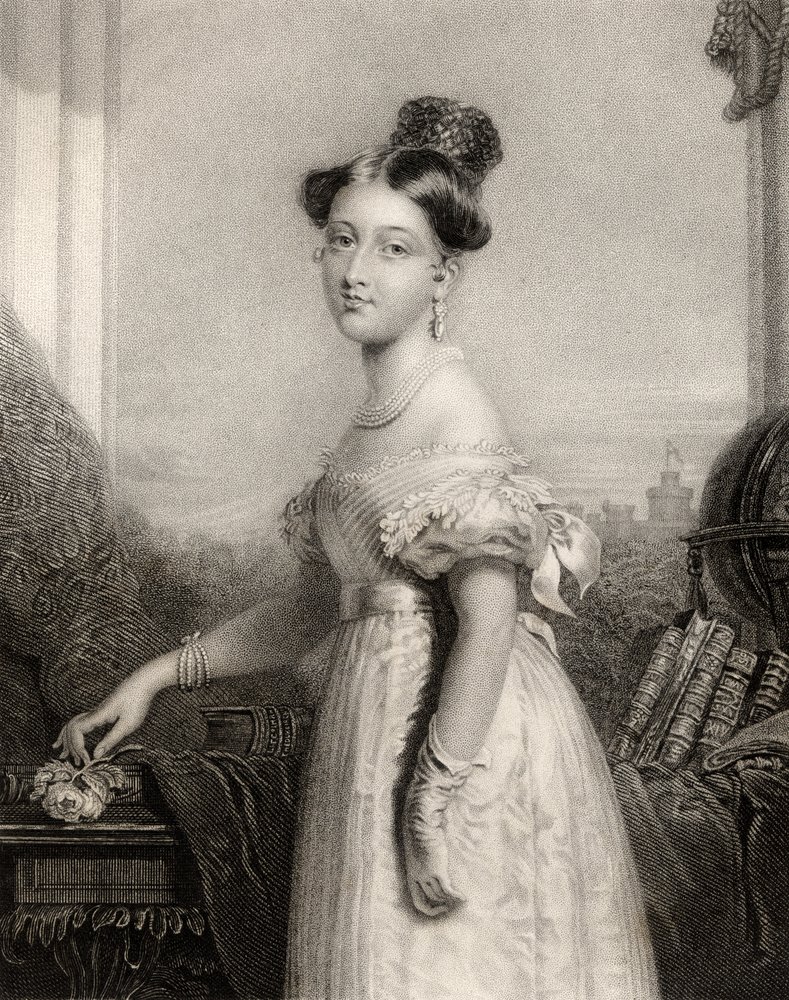Princess Alexandrina Victoria of Saxe-Coburg, engraved by J. Cochran ...
