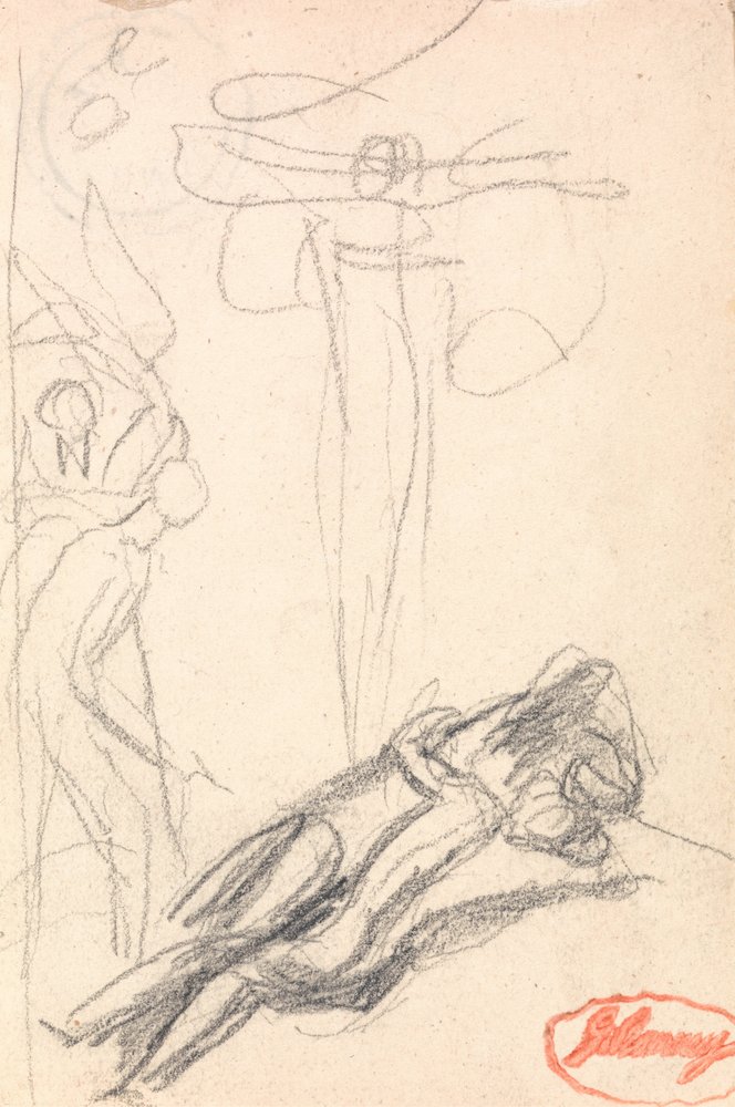 Satan Surprised at the Ear of Eve by George Romney