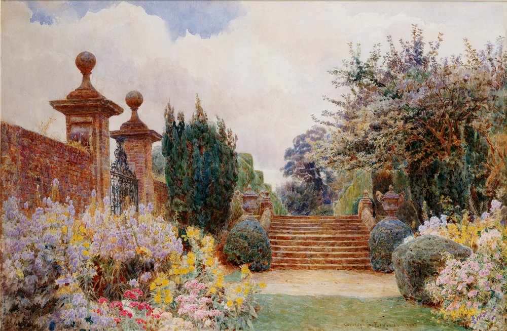 The Terrace Steps, Penshurst, 1903 by George Samuel Elgood
