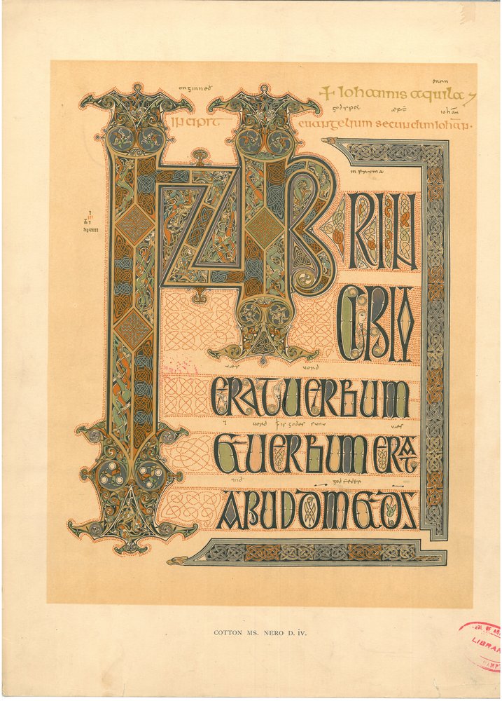 Plate from 'Illuminated Manuscripts in the British Museum: Miniatures ...