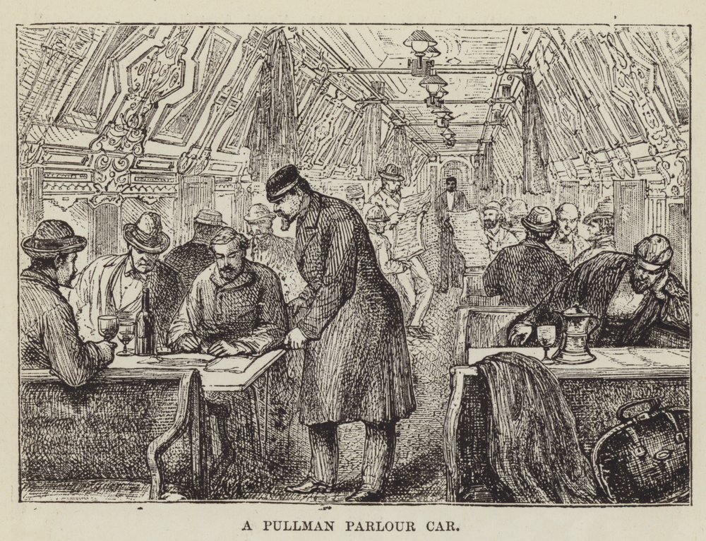 A Pullman Parlour Car by George Augustus Sala